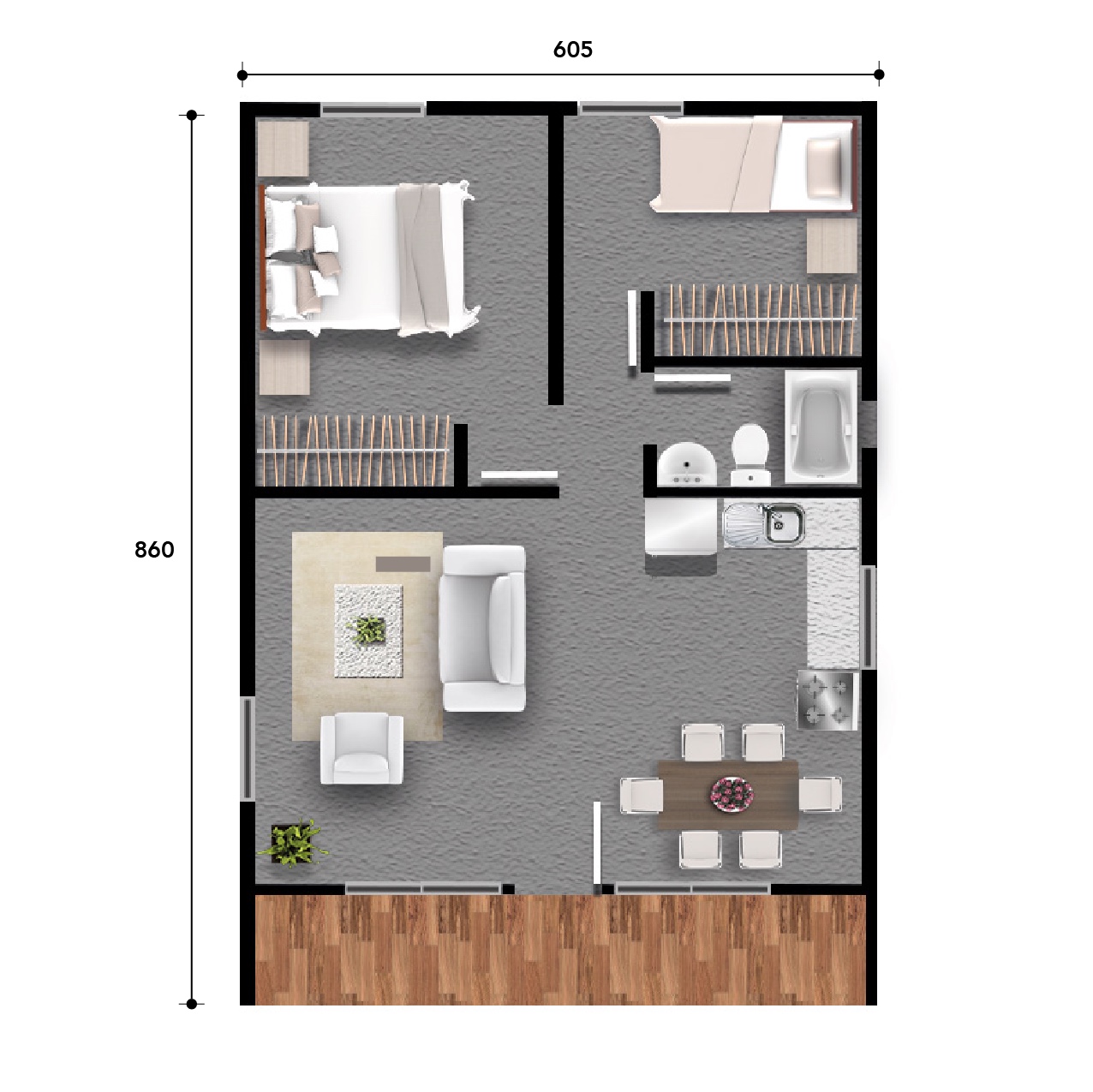 Casa Burca - Casa Kit Prefabricada | Sweethomes | Sweethomes