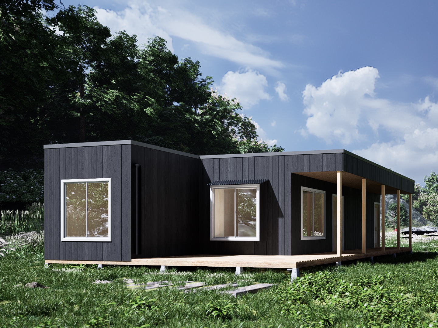 Casa Pudá - Casa Kit Prefabricada | Sweethomes | Sweethomes